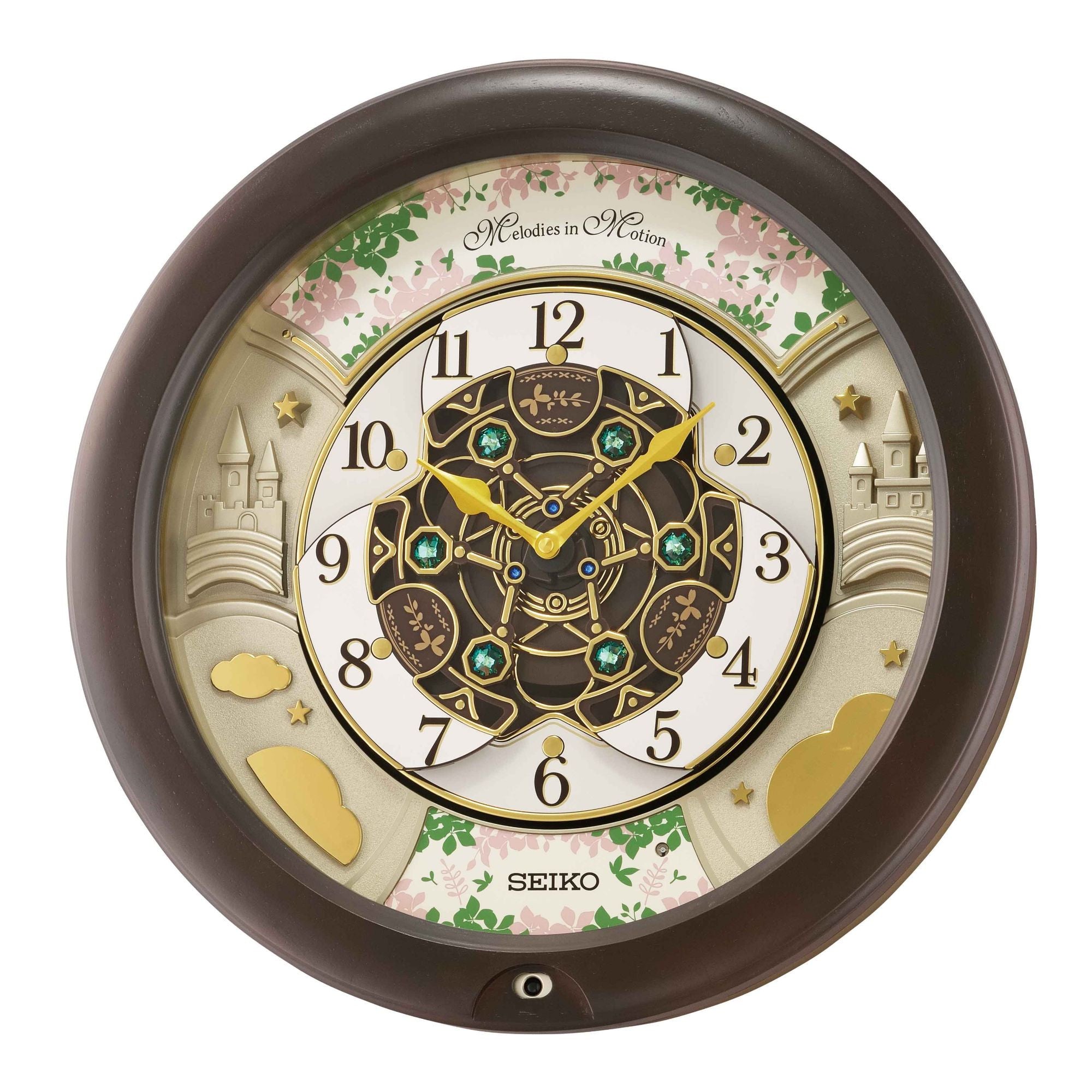 QXM391N Seiko Wall Clock x Analog ft. Melodies In Motion QXM391 QXM-391 ...