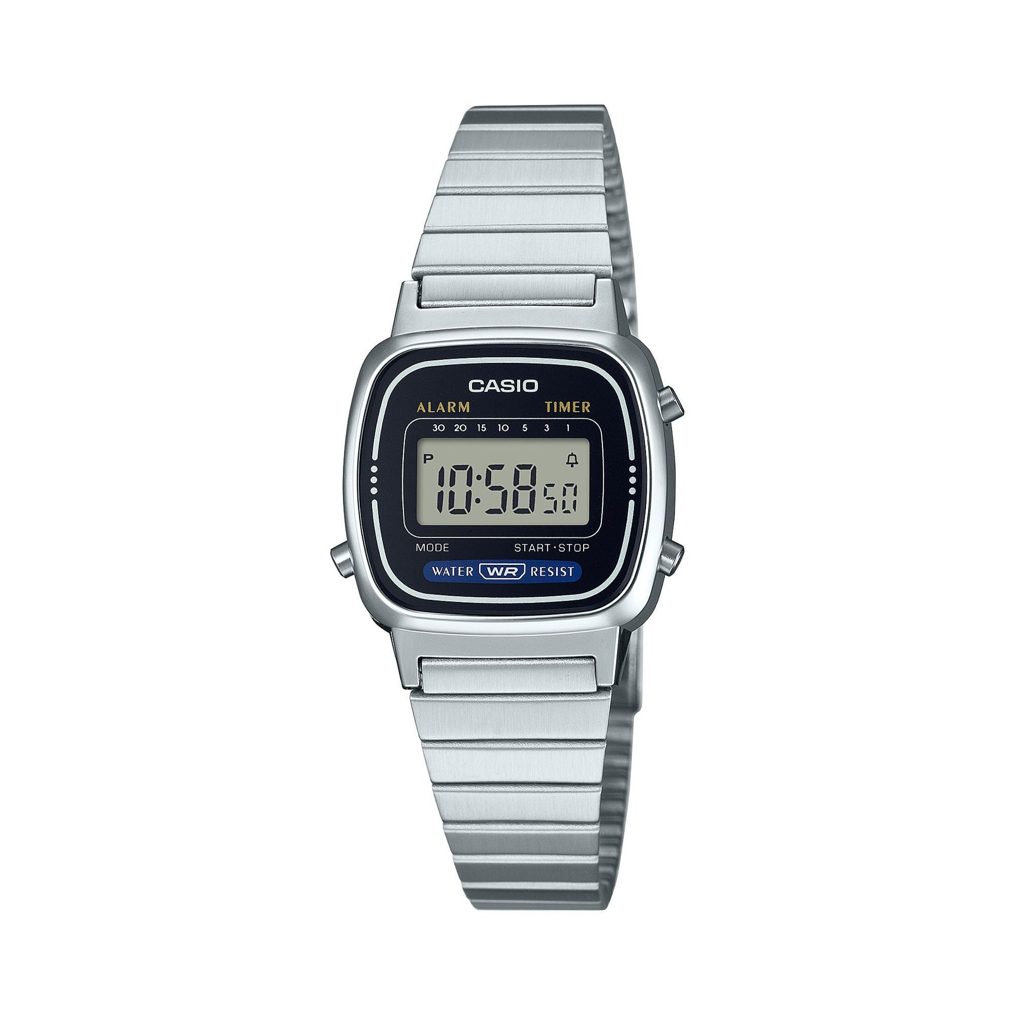 LA670WD-1D Casio General x Digital ft. Retro Women Casual Tonneau Water ...