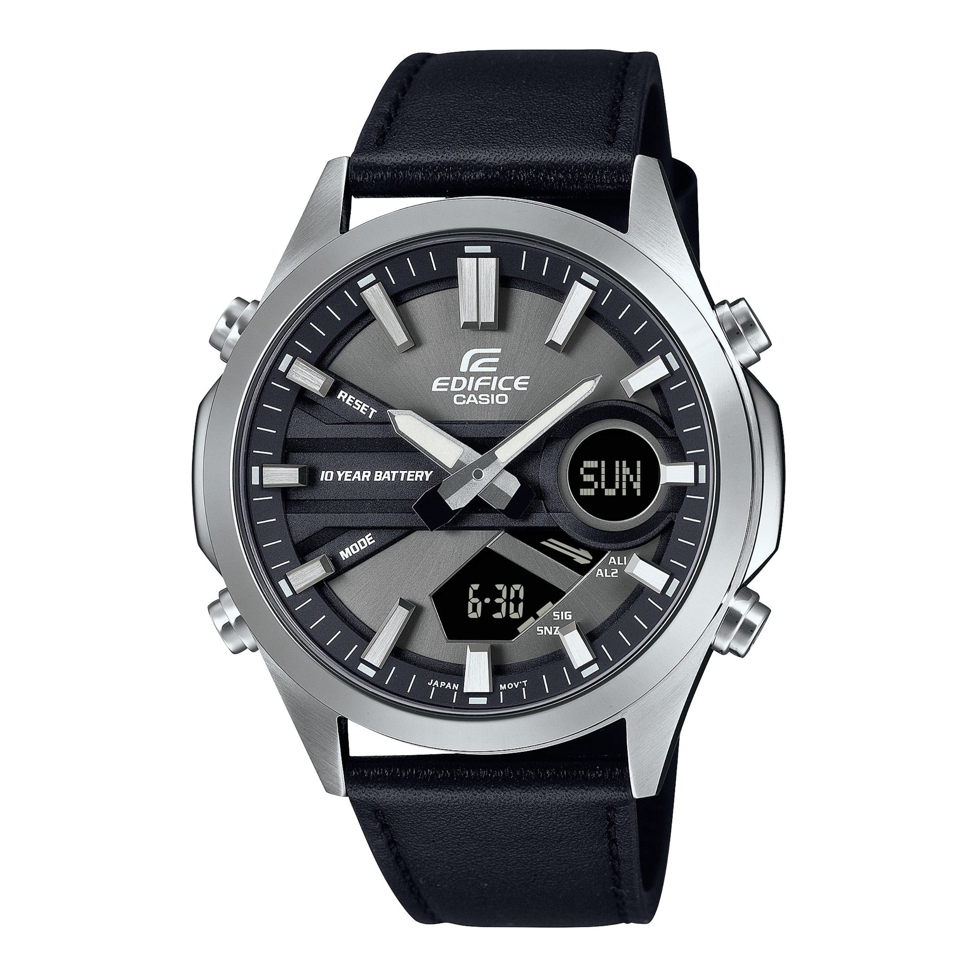 EFV-C120L-8A Casio Edifice x Ana-Digi ft. Combination Men Casual Formal ...