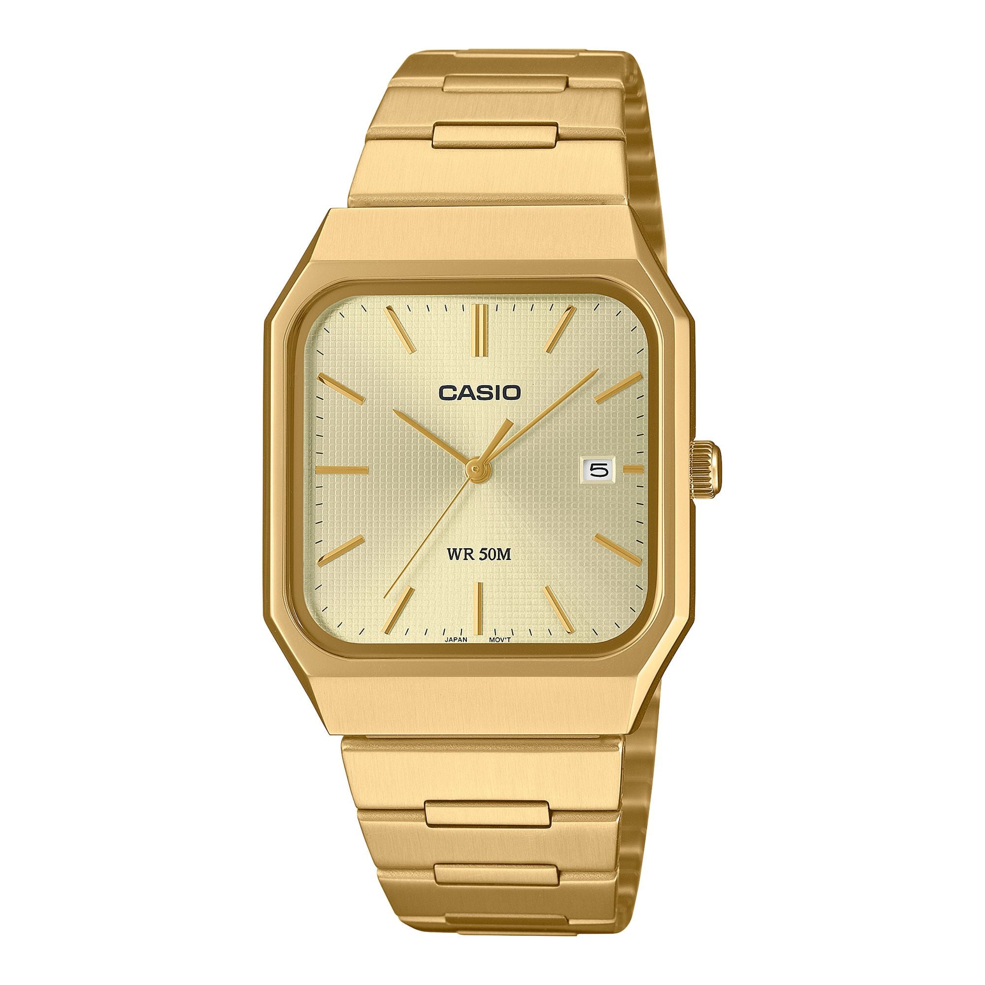 MTP-B185G-9A Casio General x Analog ft. Classic Men Formal Rectangle ...