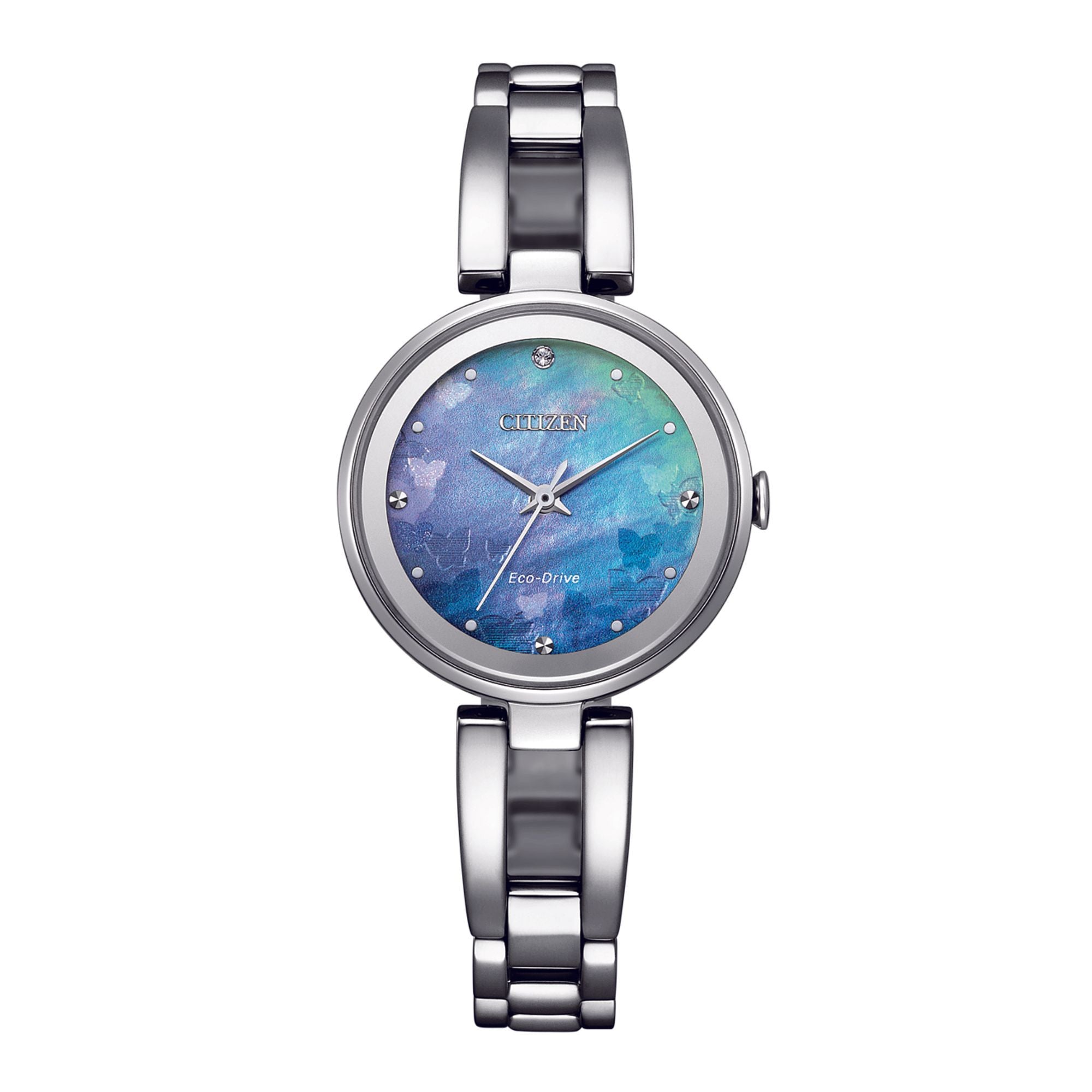 EM0801-85N Citizen Eco-Drive x Analog ft. Blue Cross Women Casual ...