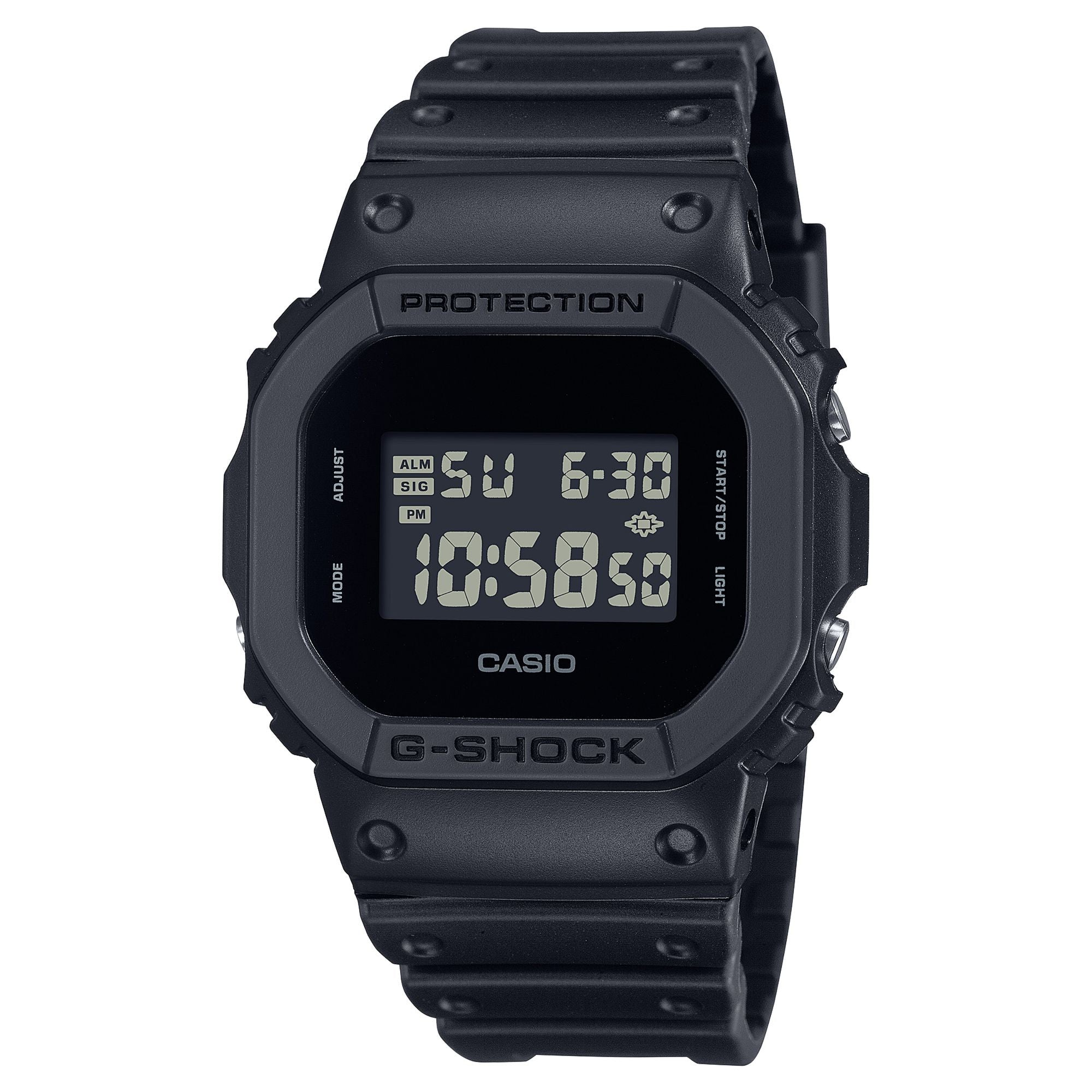 DW-5600UBB-1D Casio G-Shock x Solid Colours ft. Blackout Men Casual ...