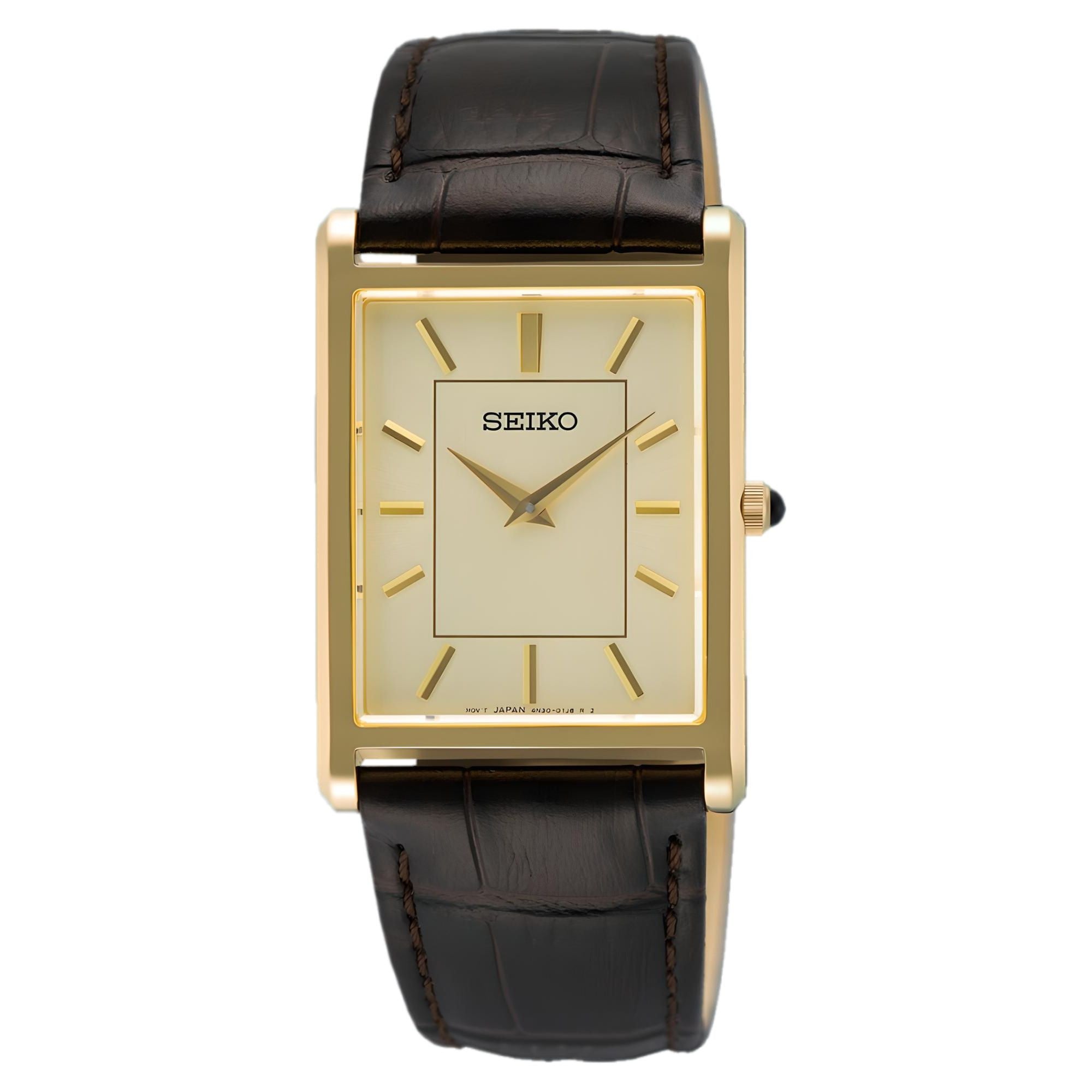 SWR106P1 Seiko General x Analog ft. Classic Men Formal Rectangle 50m ...