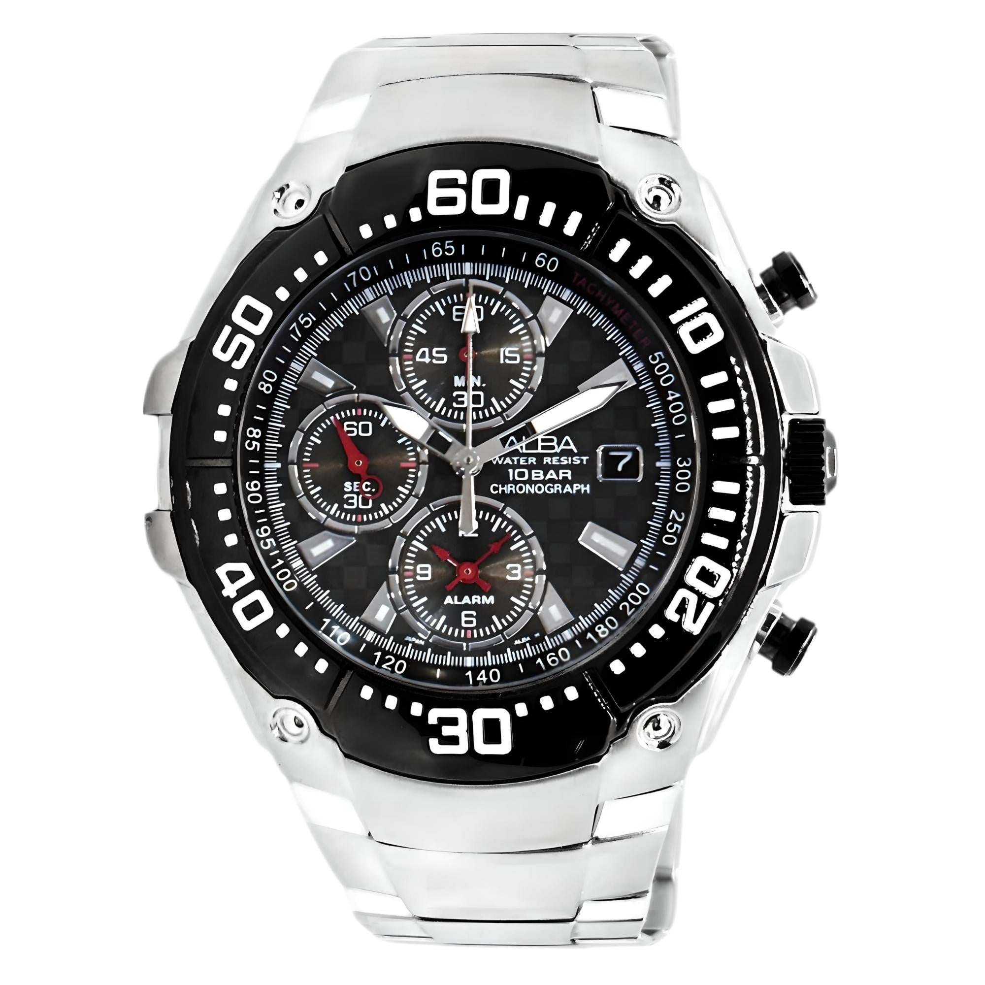 AF3B81X Alba Active x Analog ft. Chronograph Men Casual Formal Sports ...