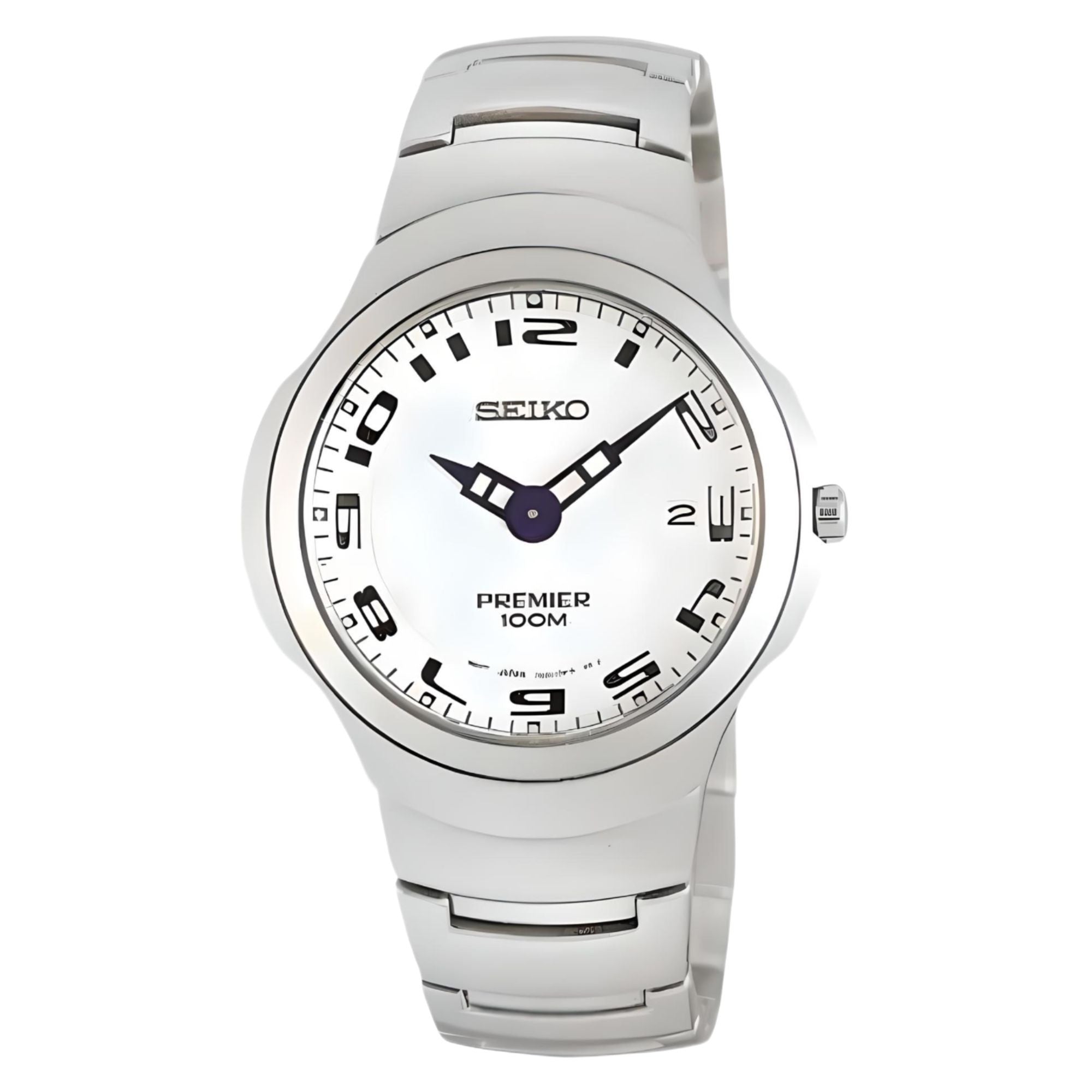 SKP015P1 Seiko Premier x Analog ft. Retro Vintage Men Formal Round 100m ...