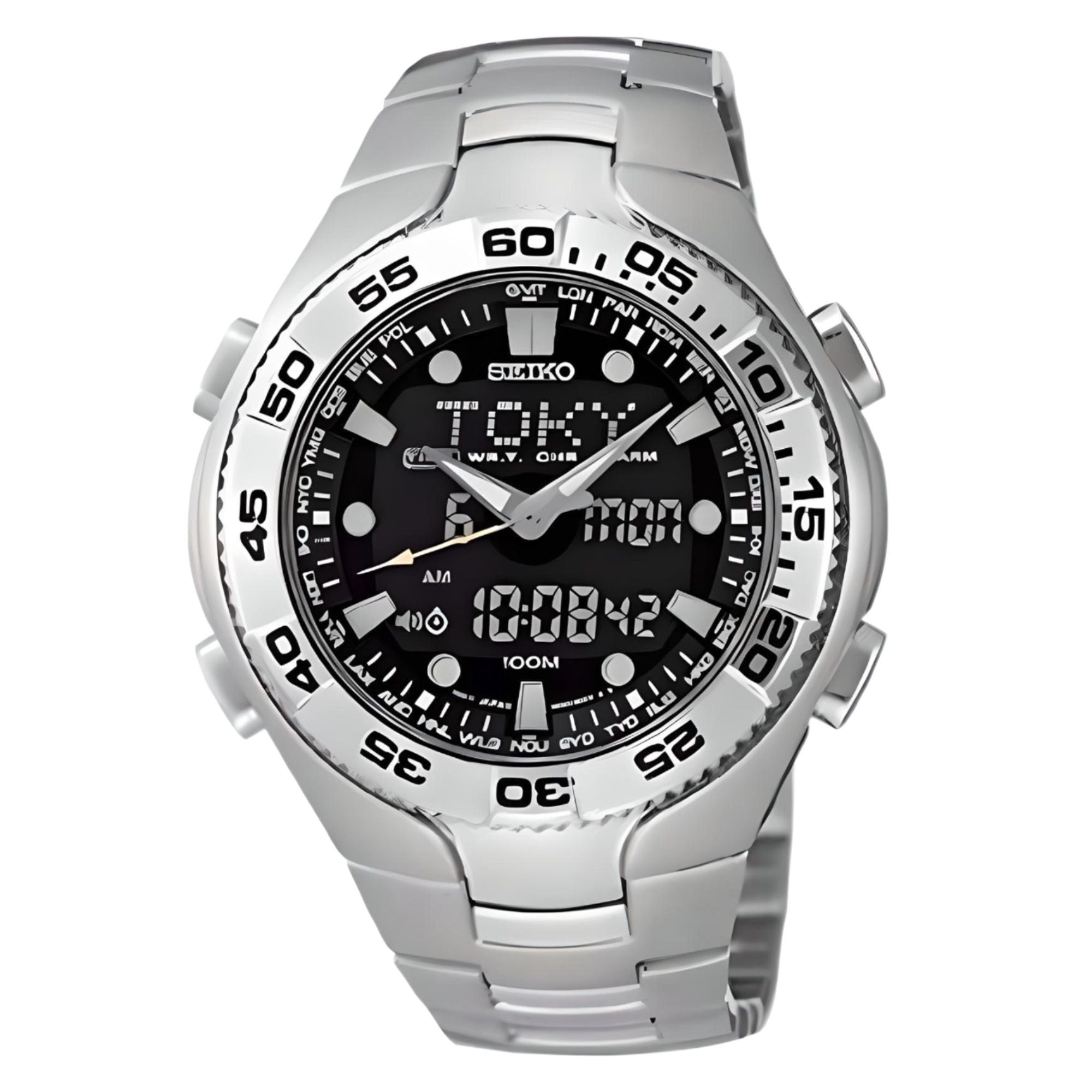 SNJ013P1 Seiko Sportura x Ana-Digi ft. World Time Men Casual Formal ...